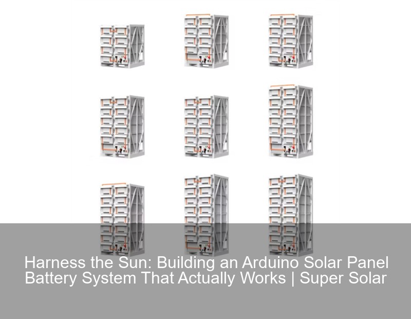 Harness the Sun: Building an Arduino Solar Panel Battery System That ...