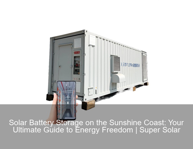 Solar Battery Storage on the Sunshine Coast: Your Ultimate Guide to ...