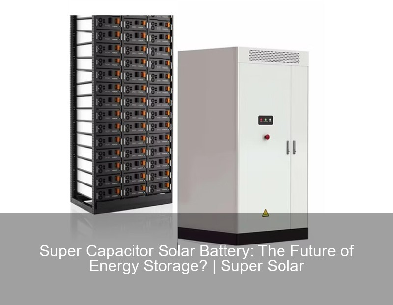 Super Capacitor Solar Battery: The Future of Energy Storage? | Super Solar